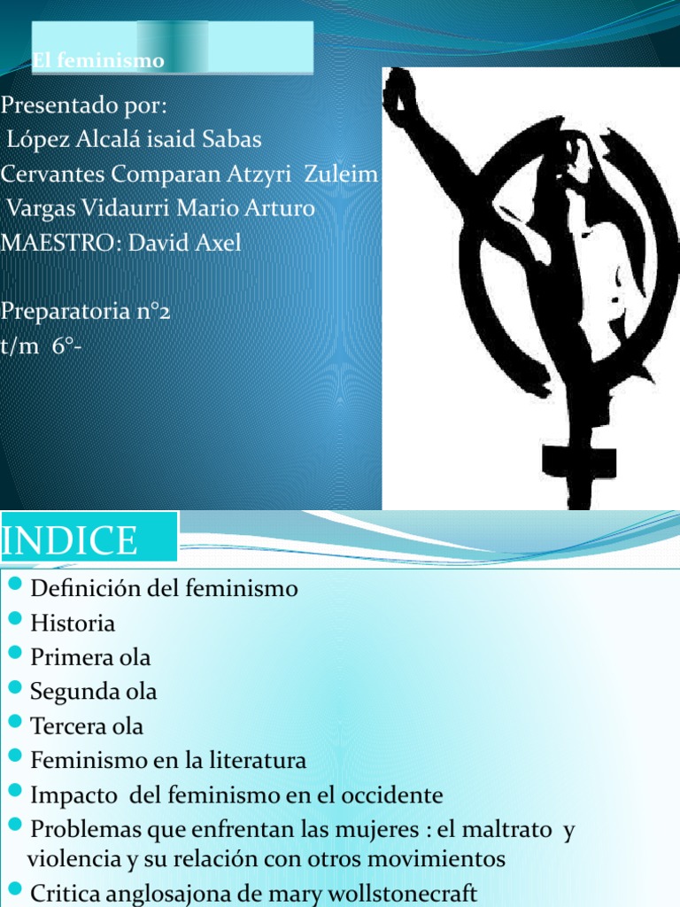 Presentación FEMISMO | PDF | Feminismo | Estudios de género