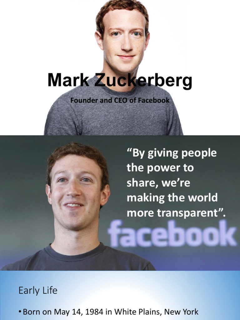 Mark Zuckerberg | PDF | Mark Zuckerberg | Social Network
