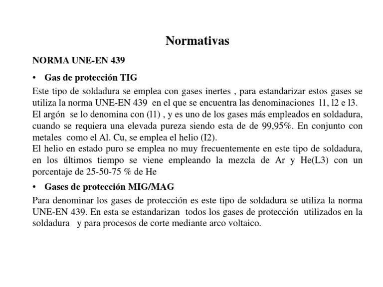 Normativa UNE-EN 439 en Soldadura | PDF