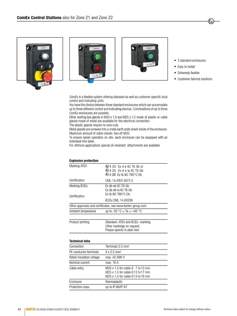 BARTEC Control Station | PDF | Electricity | Electromagnetism