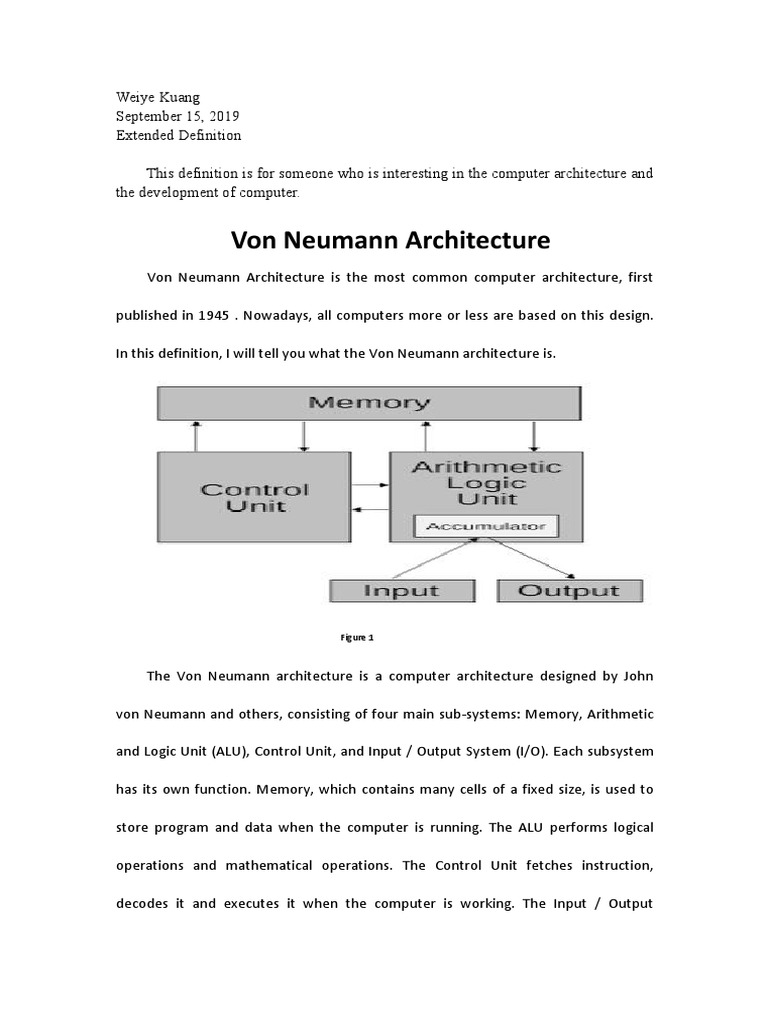 Von Neumann Architecture | Download Free PDF | Computer Data Storage | Central Processing Unit