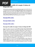 Chocolatoski (Un Perro para Mi CumpleaÑOs) | PDF