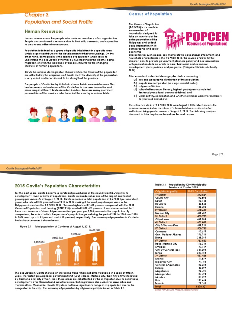 11 Chapter 3 - Population and Social Profile PDF | Download Free PDF ...