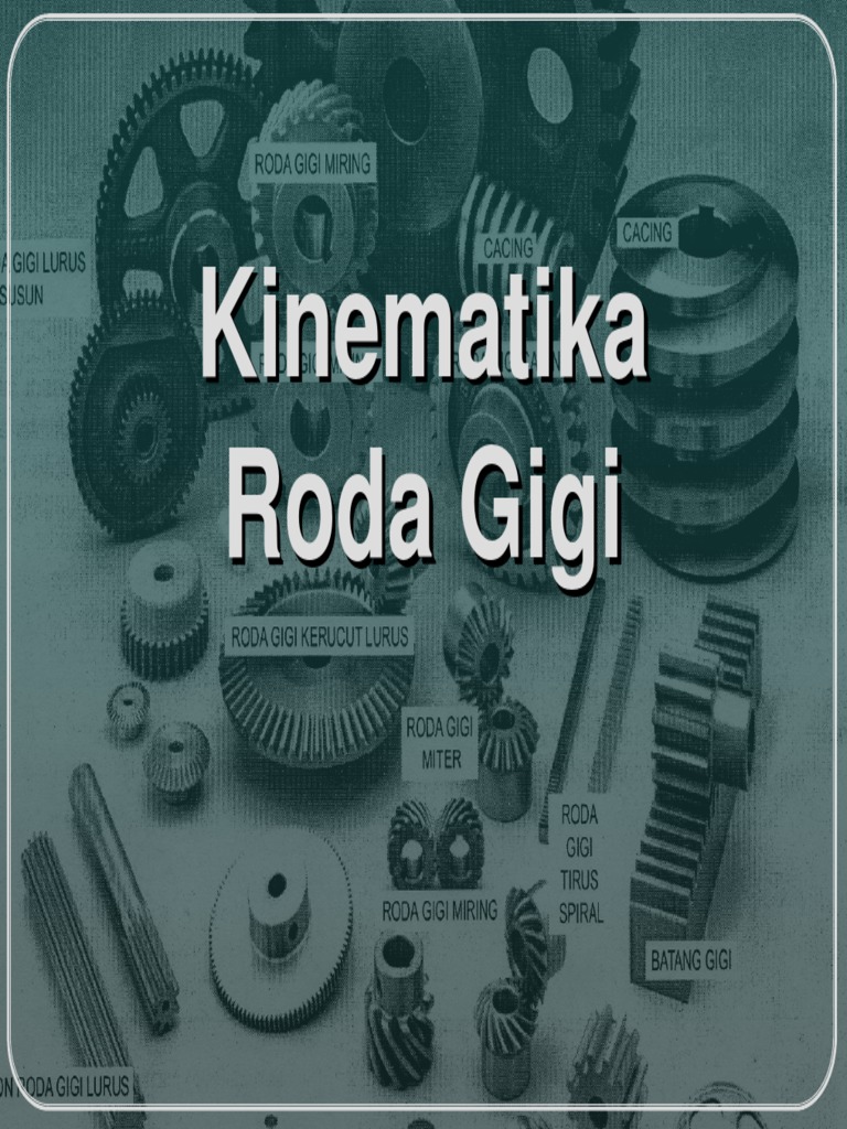 Gambar Roda Gigi Lurus dalam Kinematika | PDF