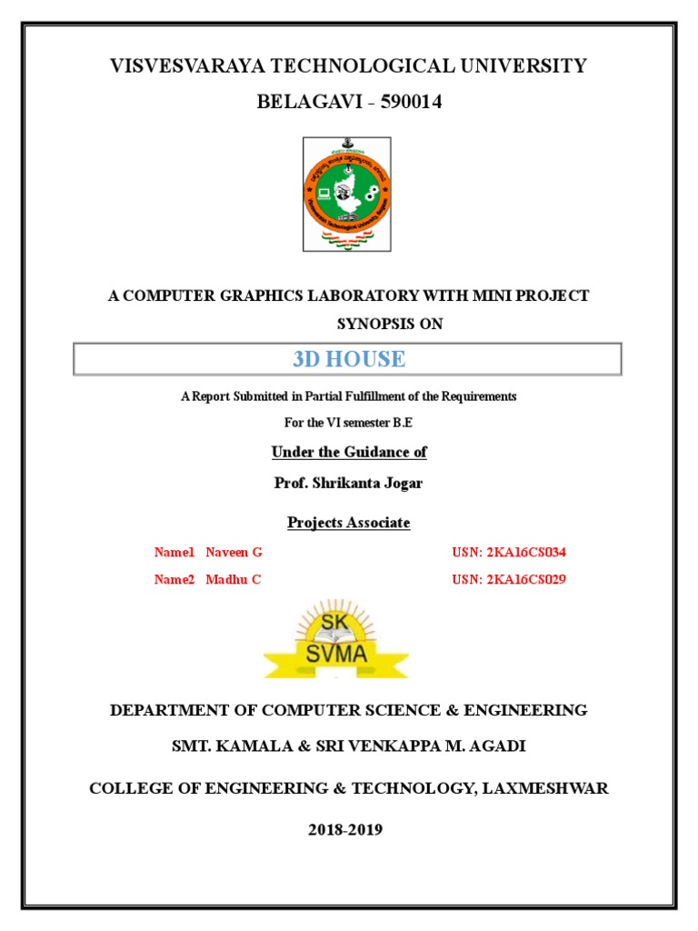 CG Synopsis 2019-1 | PDF | Computer Engineering | Software Engineering