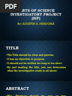 Science Investigatory Project Format | PDF | Citation | Nature
