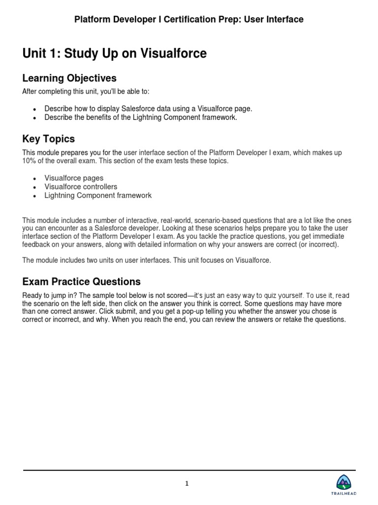 PDI Mod 3 Printable PDF | PDF | Salesforce.Com | Object (Computer Science)
