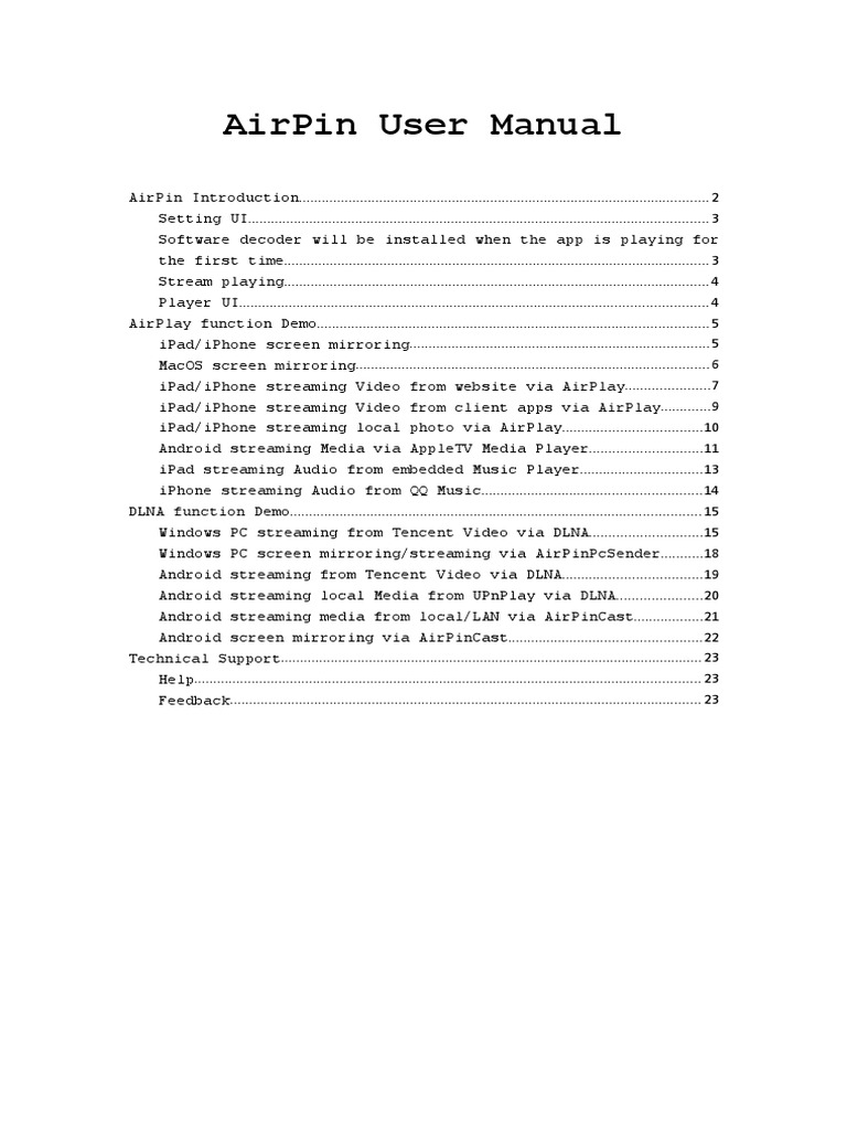 Air Pin | PDF | I Pad | I Phone