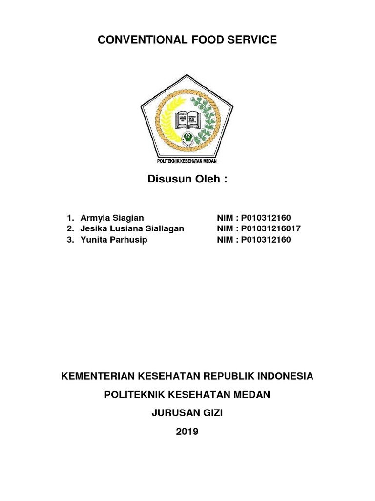 Karakteristik Penyelenggaraan Makanan Konvensional | PDF