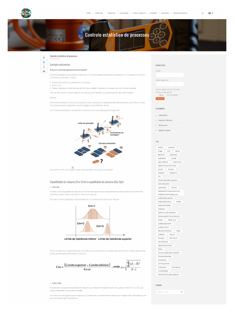 Capabilidade Da Máquina (CM, CMK) e Capabilidade Do Processo (CP, CPK ...