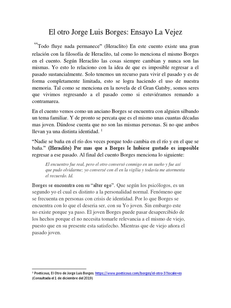 El Otro Jorge Luis Borges | PDF