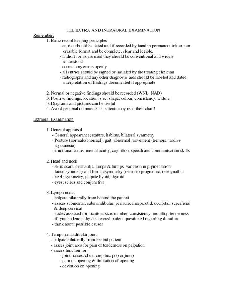 EO/IO Exam Criteria | PDF | Human Tooth | Mouth