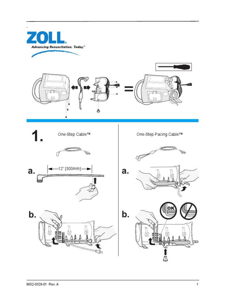 Zoll - R Series Cable Caddy - Installation Drawing PDF | PDF | Home ...