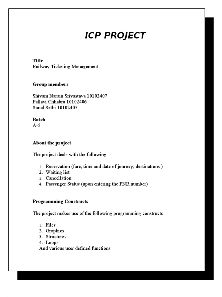 Icp Project | PDF