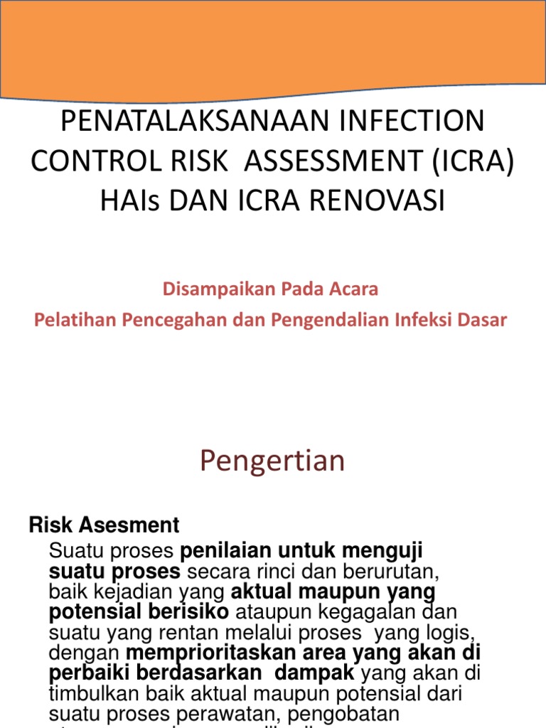 ICRA: Penilaian Risiko Infeksi Renovasi | PDF
