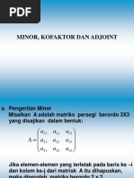 Menghitung Adjoin Matriks 3x3 | PDF | Sains & Matematika