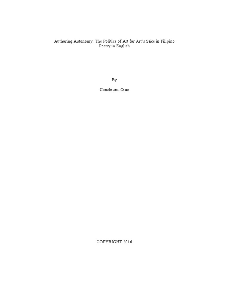 Miseducation of The Filipino Writer. 2pdf | PDF | Poetry