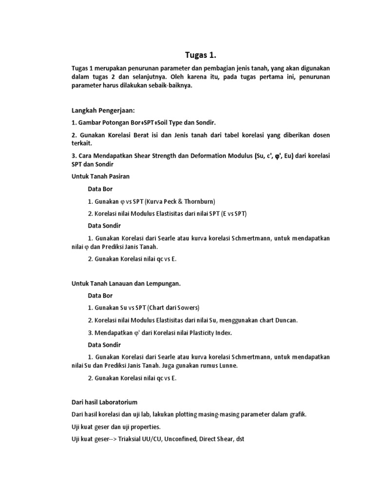 Perhitungan Pondasi Dengan Plaxis | PDF