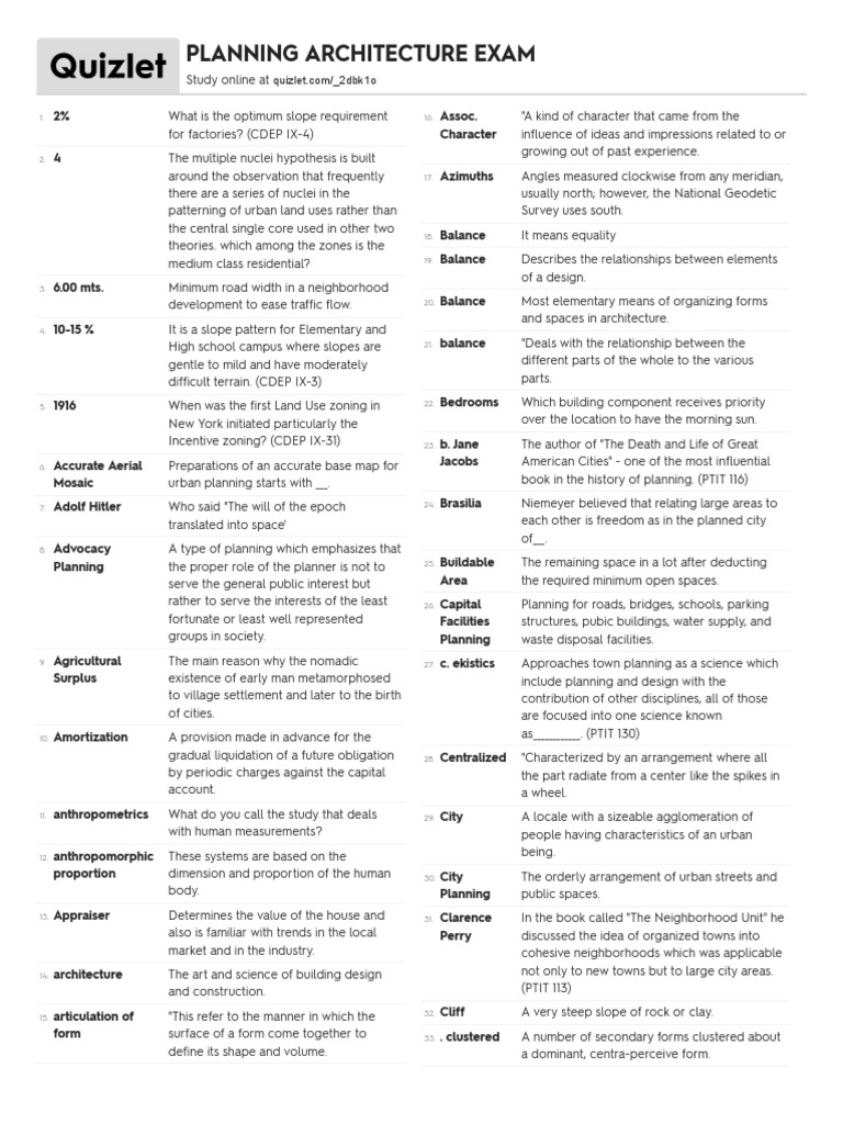 Architectural Planning | PDF | Urban Planning | Zoning