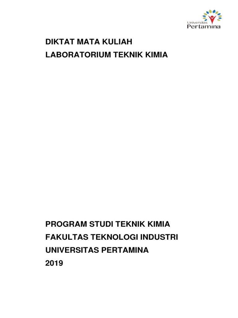 Modul Lab Operasi Teknik Kimia Reff | PDF | Sains & Matematika ...