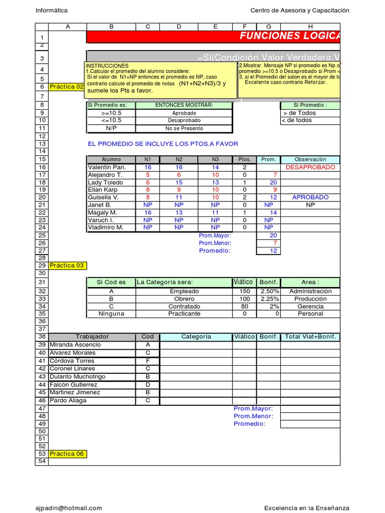Practica Funcion Logica Si 5a | PDF | Enseñanza de matemática | Violencia