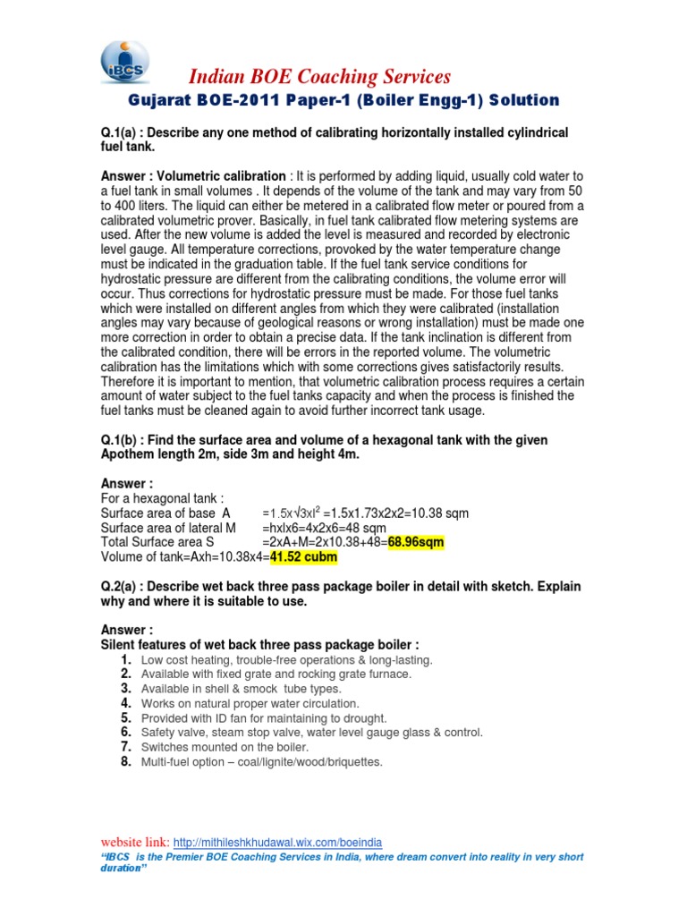 Indian BOE Coaching Services Provides Expert Guidance on Combustion ...