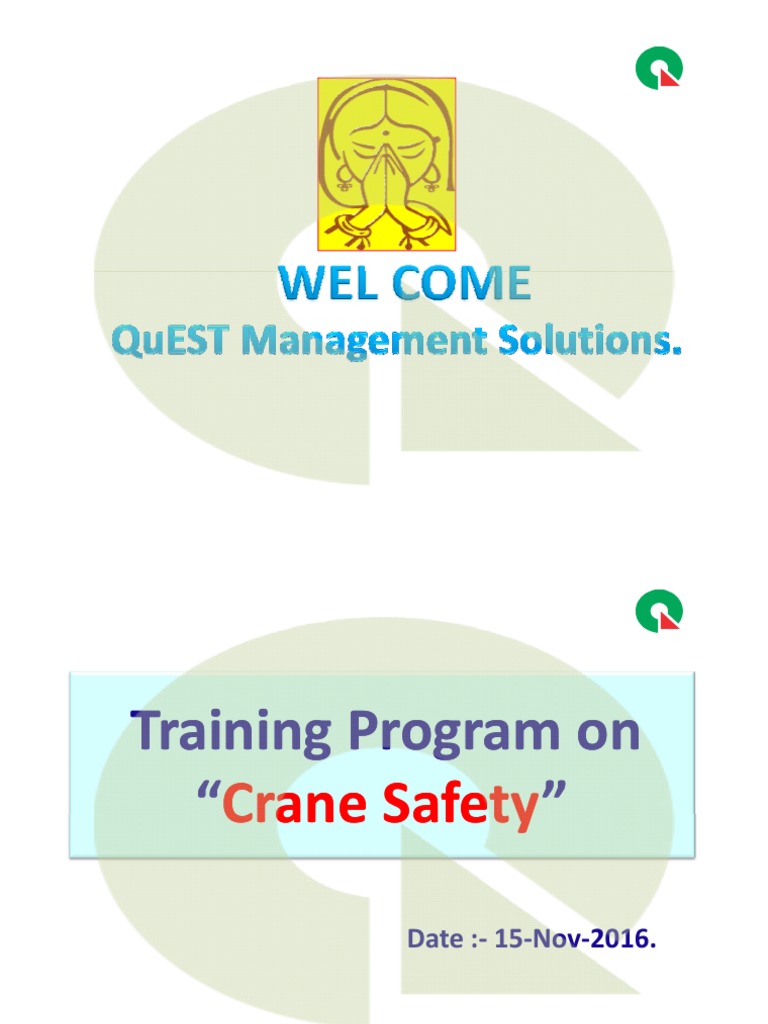 Crane Safety Training CLP. 15.11.2016 .Pps PDF | PDF | Crane (Machine ...
