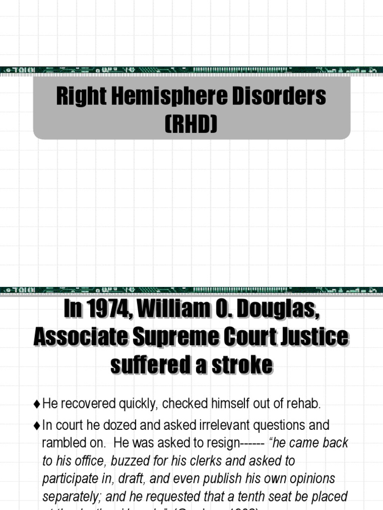 Understanding Communication Disorders Associated with Right Hemisphere ...