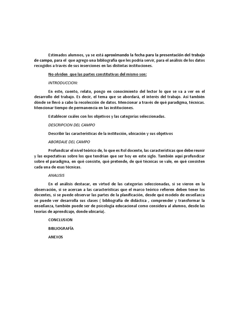 Estructura de Una Clase | PDF | Aprendizaje | Salón de clases