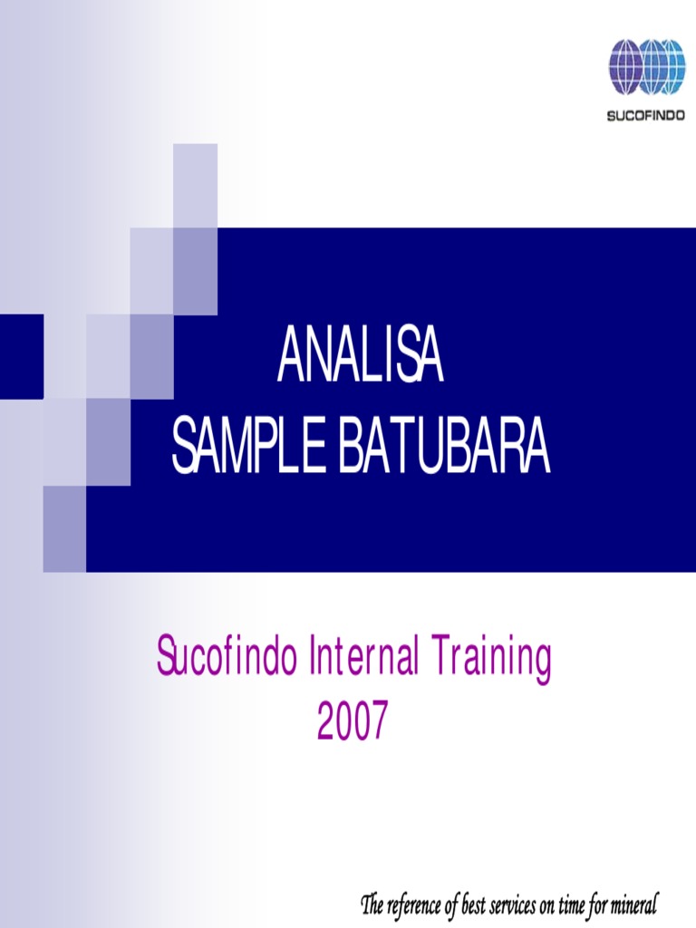 Analisa Sample Batubara | PDF | Griya & Taman | Sains & Matematika
