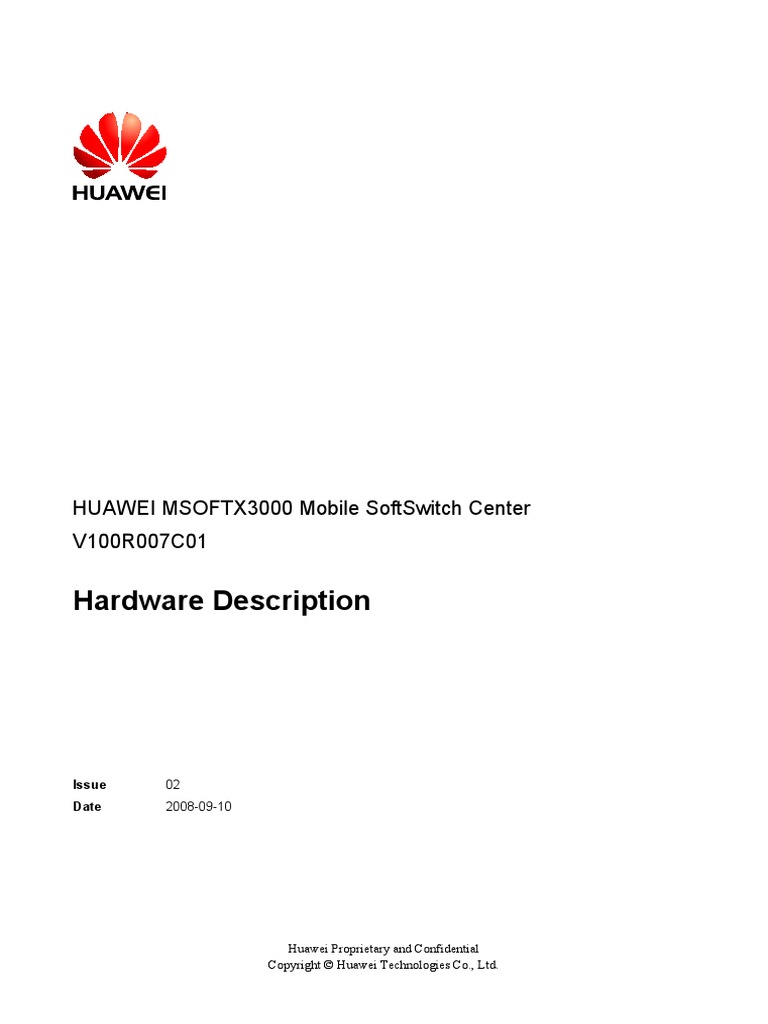 Hardware Description (MSOFTX3000) | PDF | Computer Engineering ...