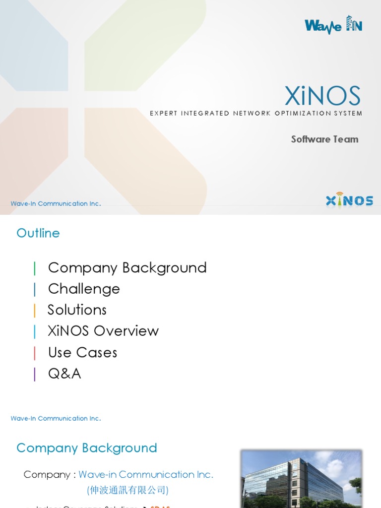 XiNOS Introduction & Cases 2017 Rev3c | PDF | Machine Learning | Data ...