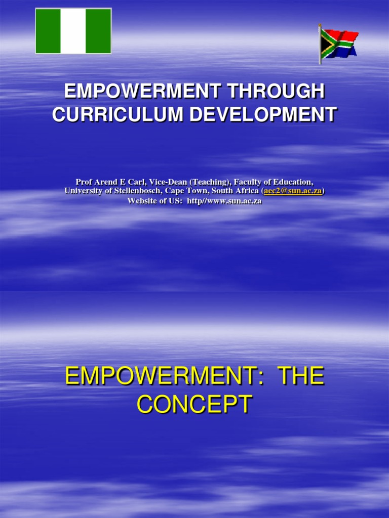 Empowerment Through Curriculum Development PDF | PDF | Curriculum ...
