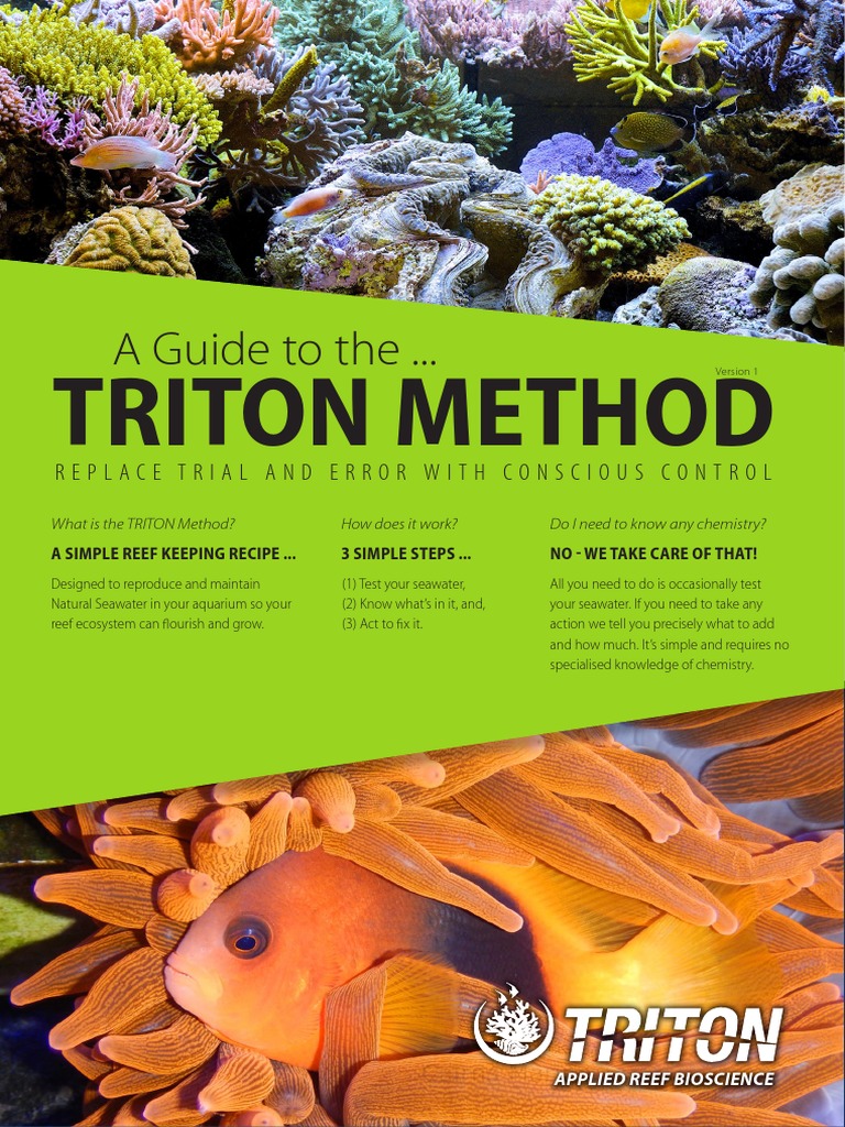 Guide To The TRITON Method | PDF | Aquarium | Alkalinity
