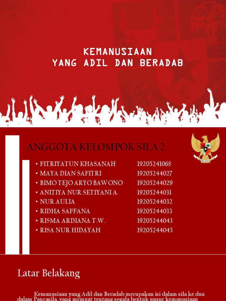 Kemanusiaan Yang Adil Dan Beradab | PDF