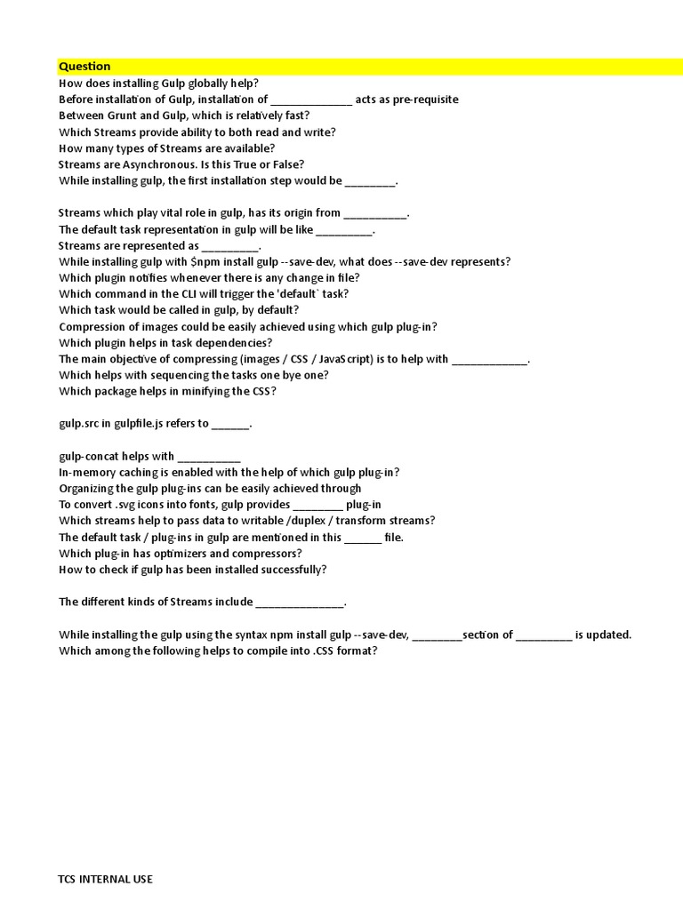 Automation With Gulp Pdf Computer Engineering Areas Of Computer Science