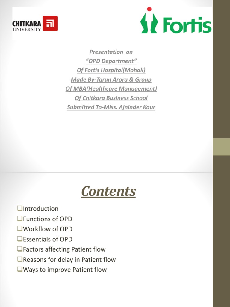 OPD Powerpoint Presentation For 17 December, 2019. | PDF | Patient | Hospital