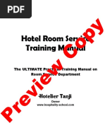 Food & Beverage Service Training Guide | PDF | Tableware | Restaurants