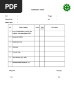 4 Checklist Inspeksi APD | PDF