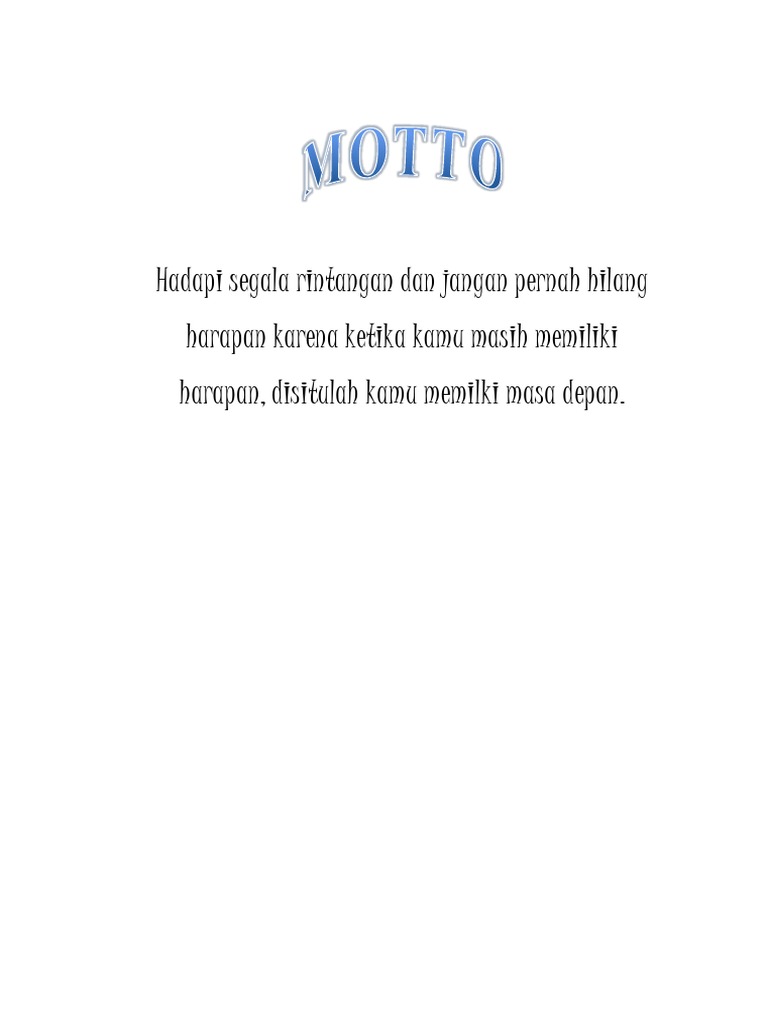 Motto KTI | PDF
