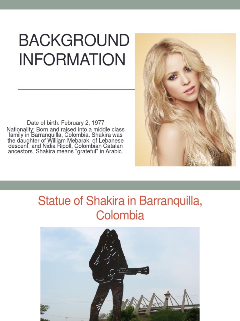 SHAKIRA | PDF | Music Industry | Spanish Language Music