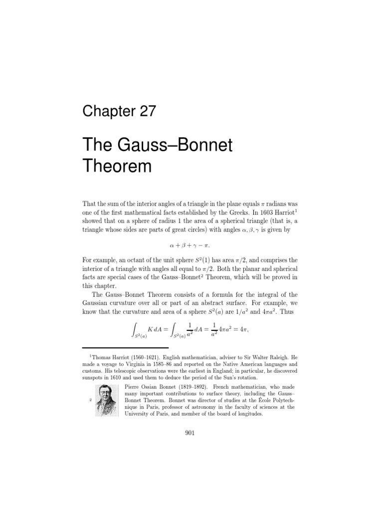 Teorema de Gauss-Bonet | PDF | Topological Spaces | Triangle