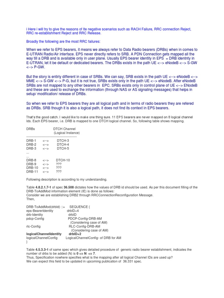RRC Re-Establishment | PDF | Telecommunications Engineering | Networks