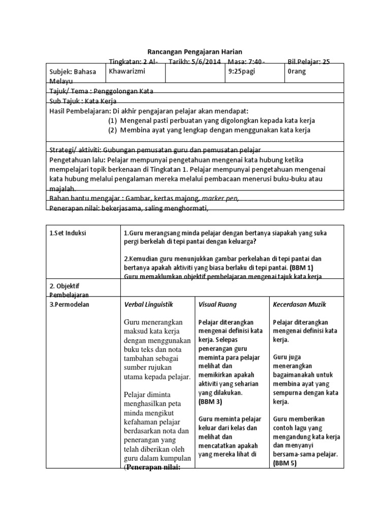 Contoh Tugasan RPH PDF | PDF