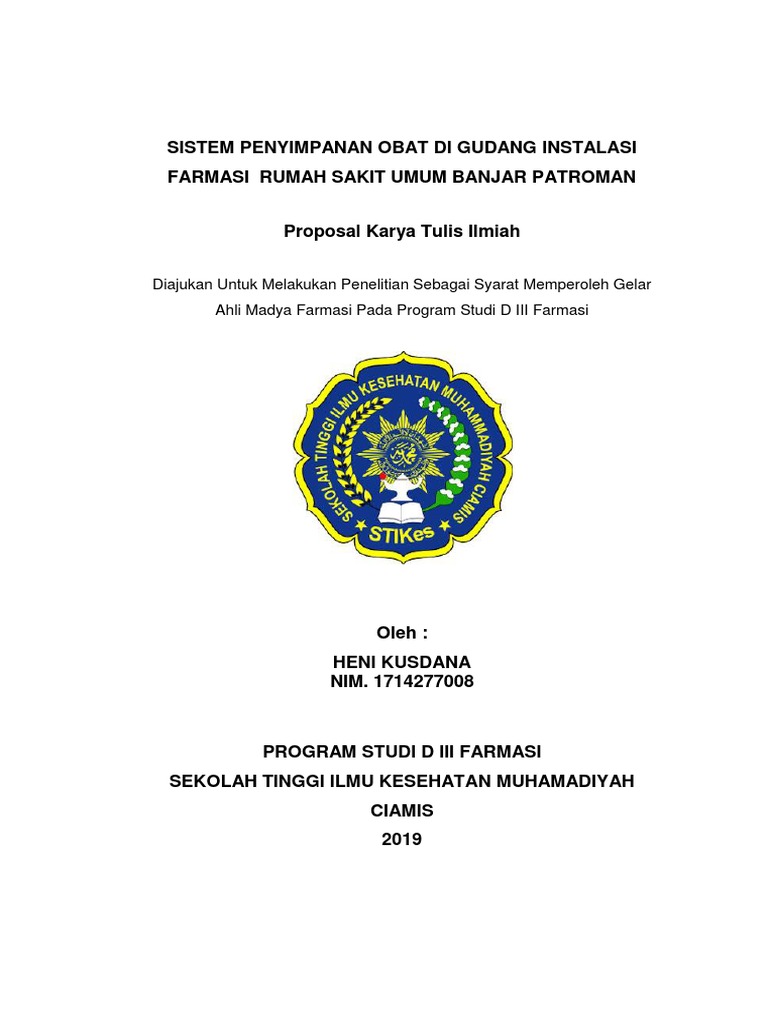 Kti Cover Bab 1 2 3 | PDF