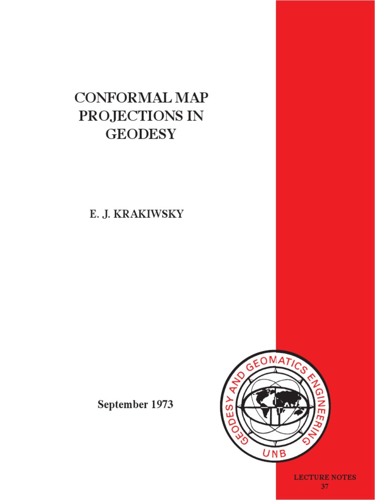 Krakiwsky E.J.-Conformal Map Projections in Geodesy PDF | PDF