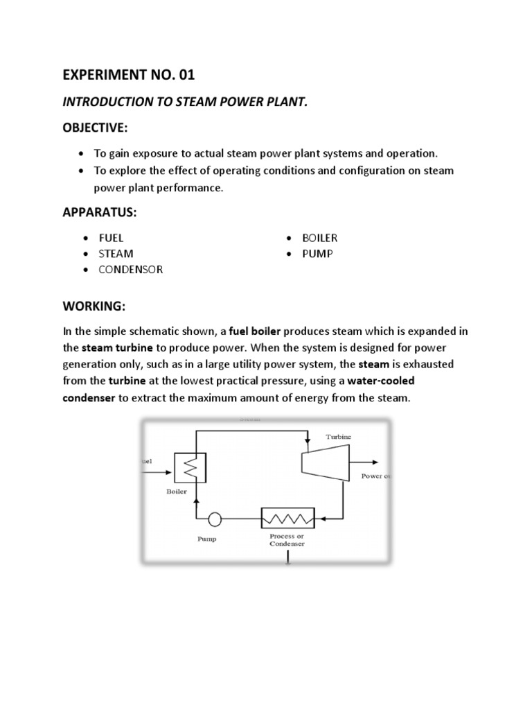 Experiment No | PDF | Steam | Steam Engine