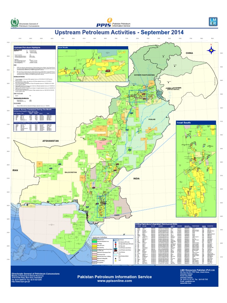 Map of Pak | PDF | Hydrocarbons | Glassforming Liquids And Melts