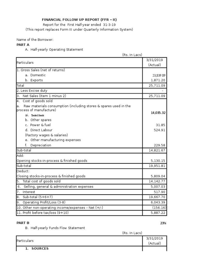 FFR 2 | PDF | Dividend | Cash Flow Statement