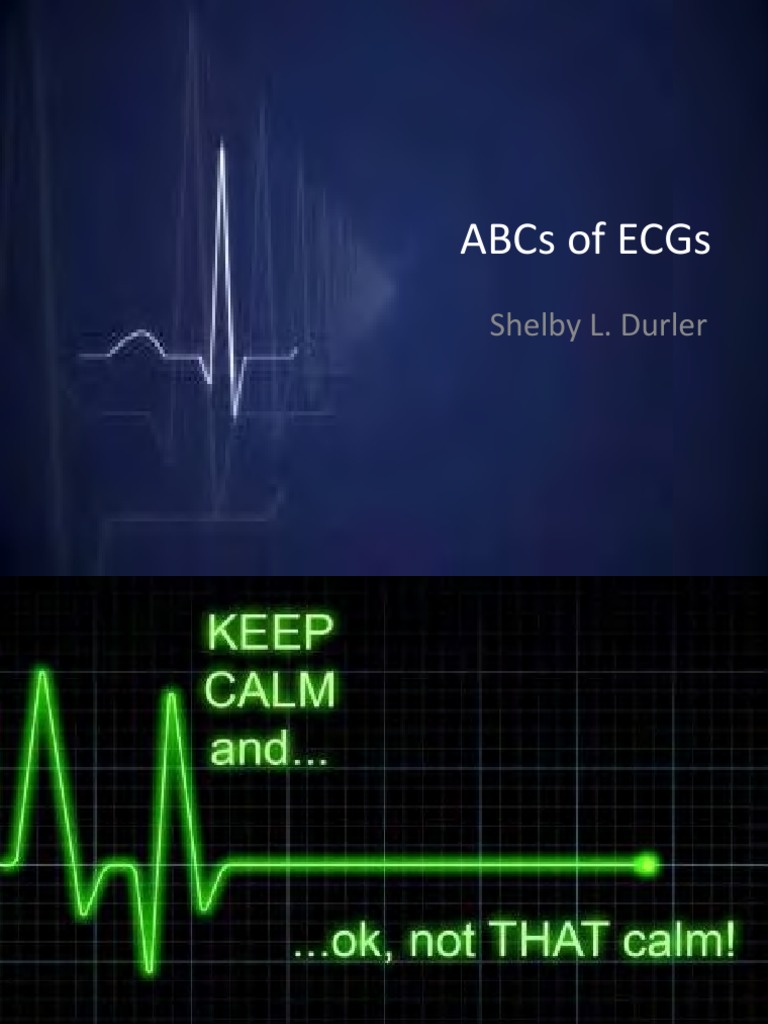 Ecg Presentation Pdf Electrocardiography Electrophysiology